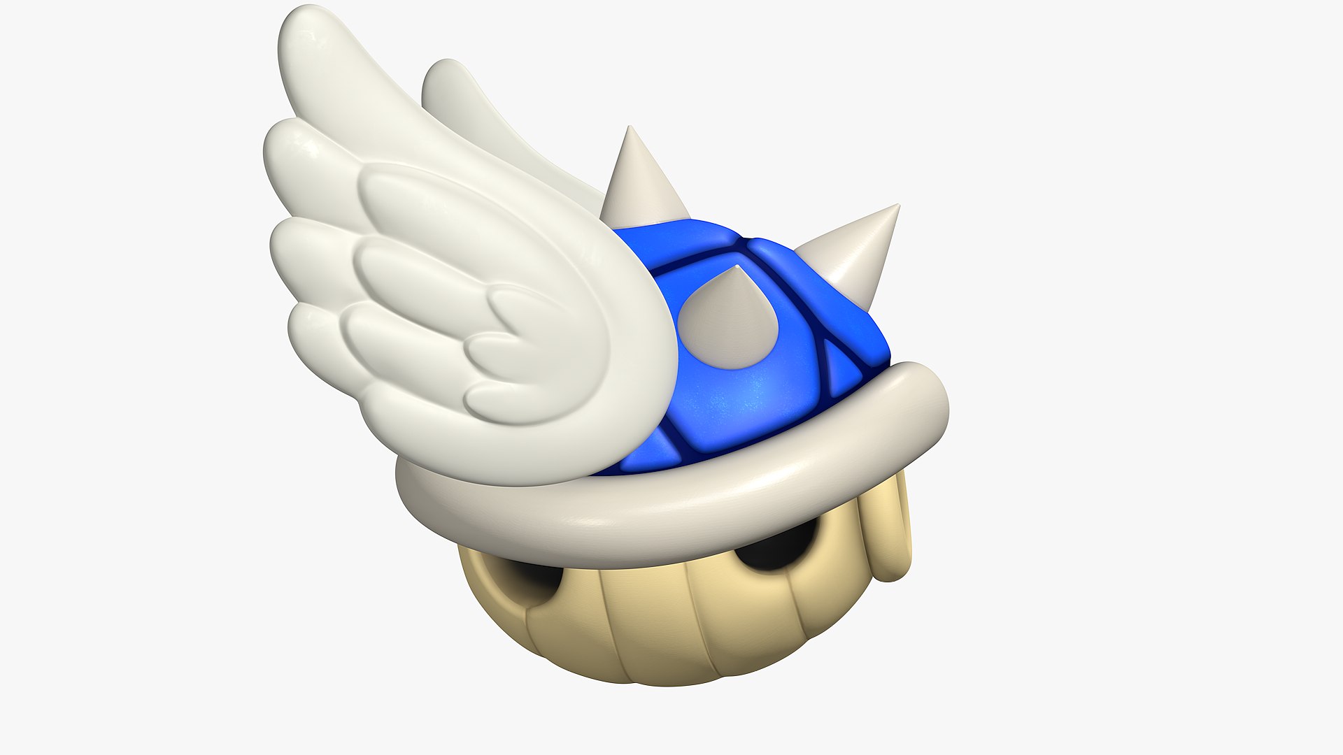 3D Mario Bros Koopa Shell Blue Cinematic Model - TurboSquid 2059357