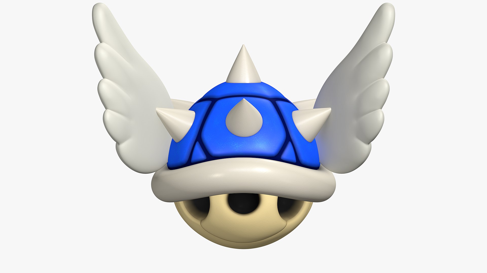 3D Mario Bros Koopa Shell Blue Cinematic Model - TurboSquid 2059357