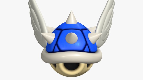 modelo 3d Mario Bros Koopa Shell Azul Cinemática - TurboSquid 2059357