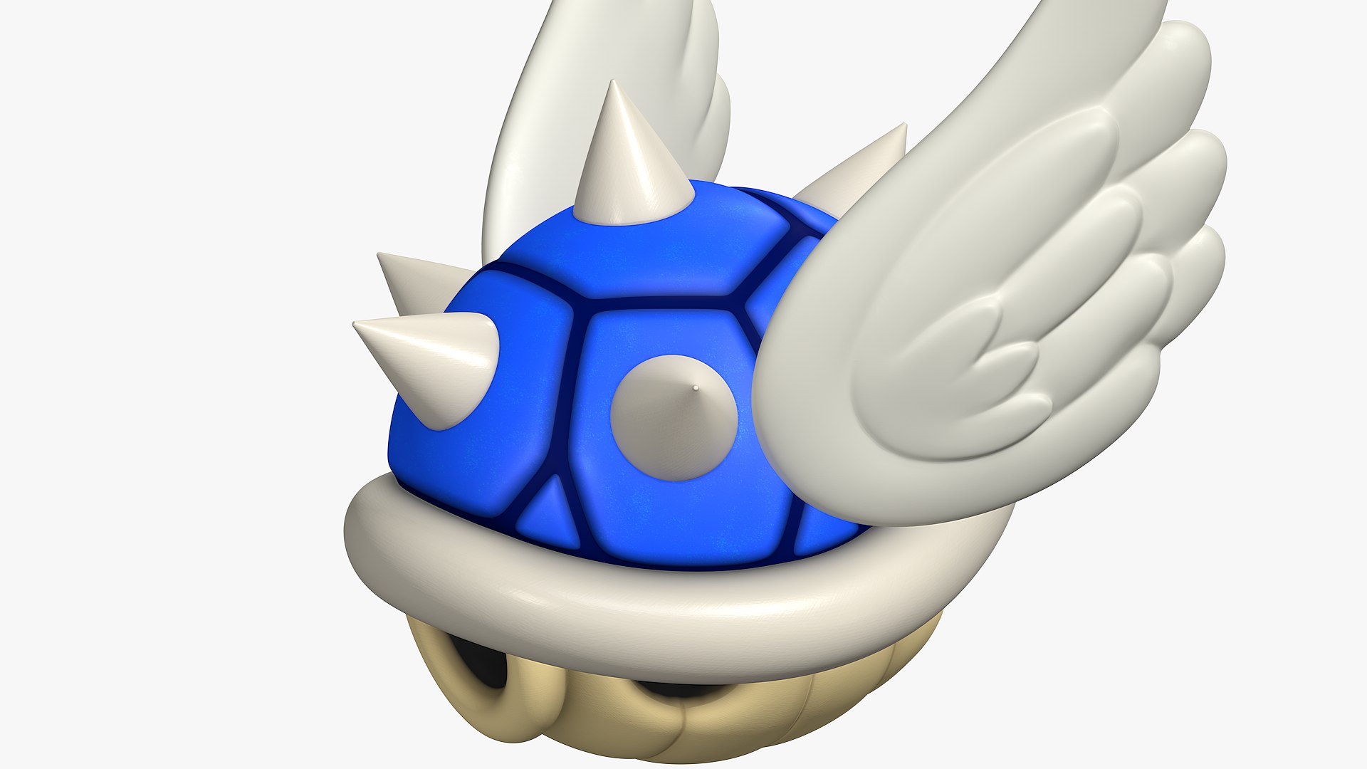 3D Mario Bros Koopa Shell Blue Cinematic Model - TurboSquid 2059357