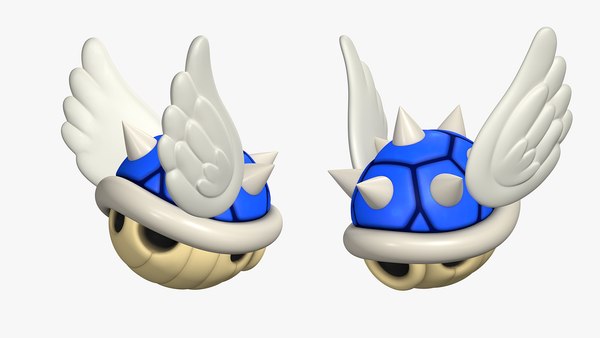 modelo 3d Mario Bros Koopa Shell Azul Cinemática - TurboSquid 2059357