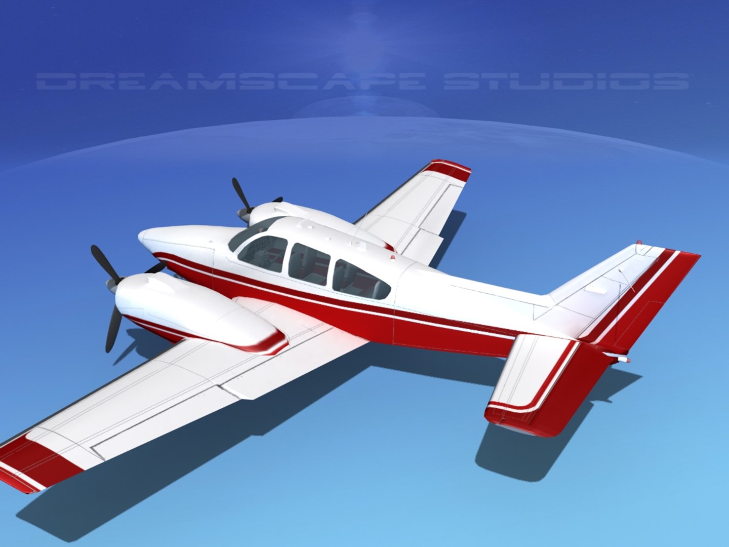 3d Beechcraft Aircraft Family