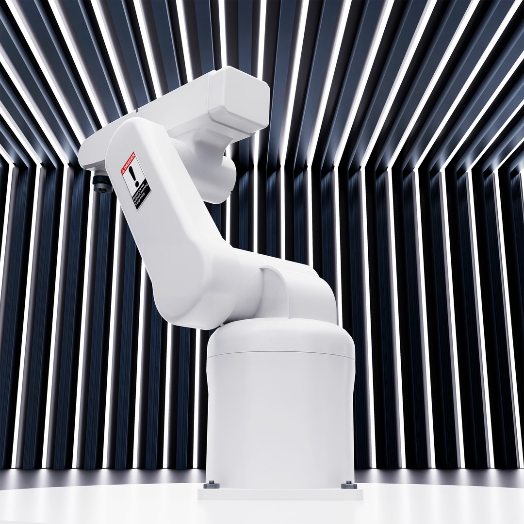 Industrial Robot White Model - TurboSquid 1994347