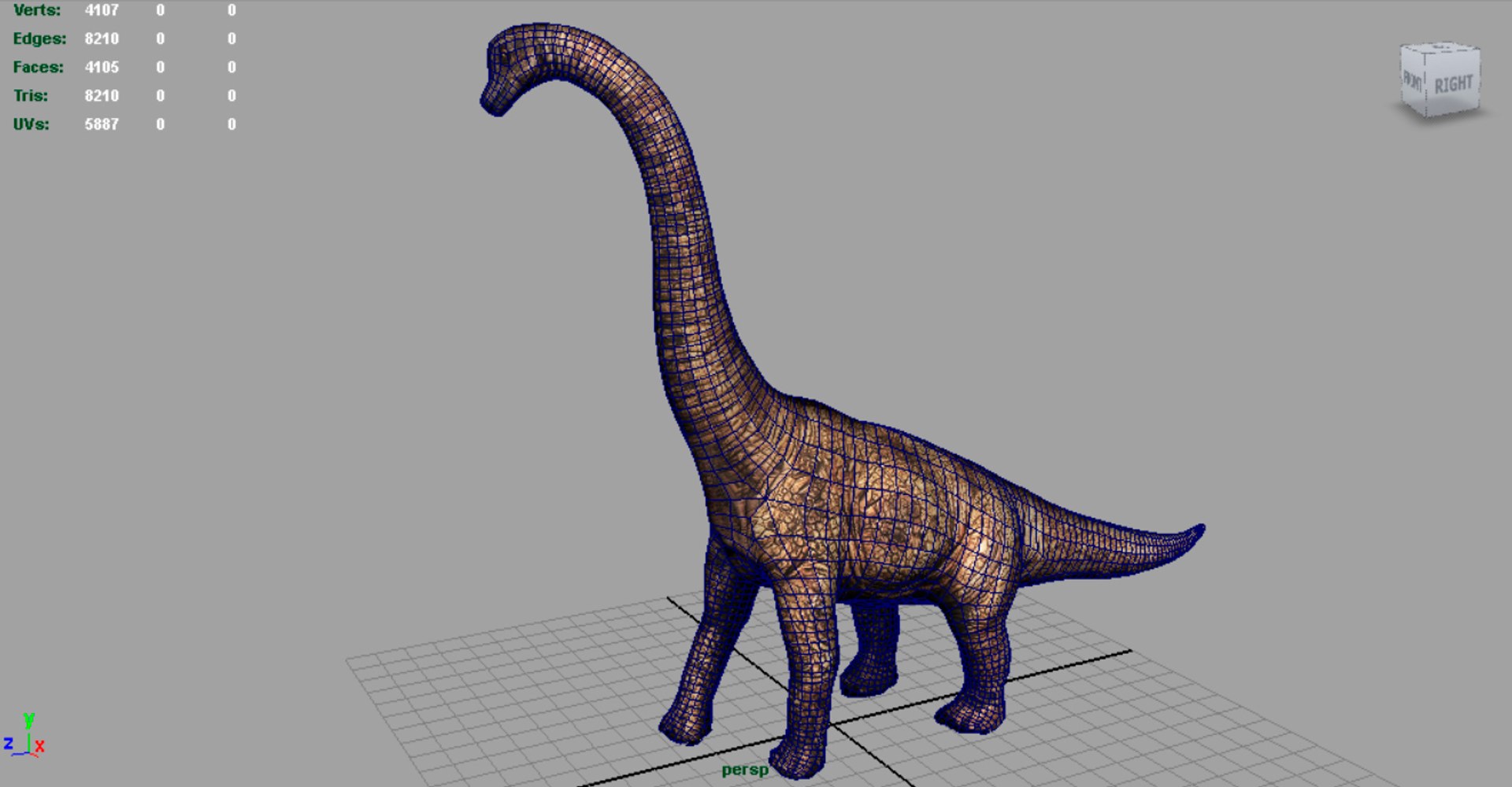 3D Realistic Brachiosaurus - TurboSquid 1206484