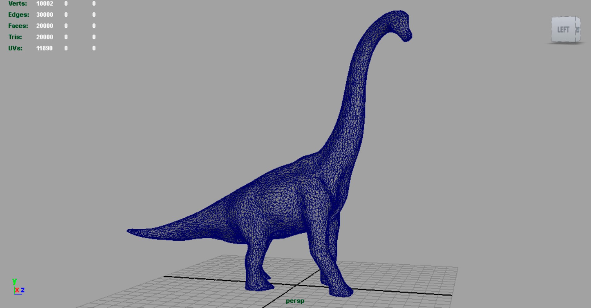 3D Realistic Brachiosaurus - TurboSquid 1206484