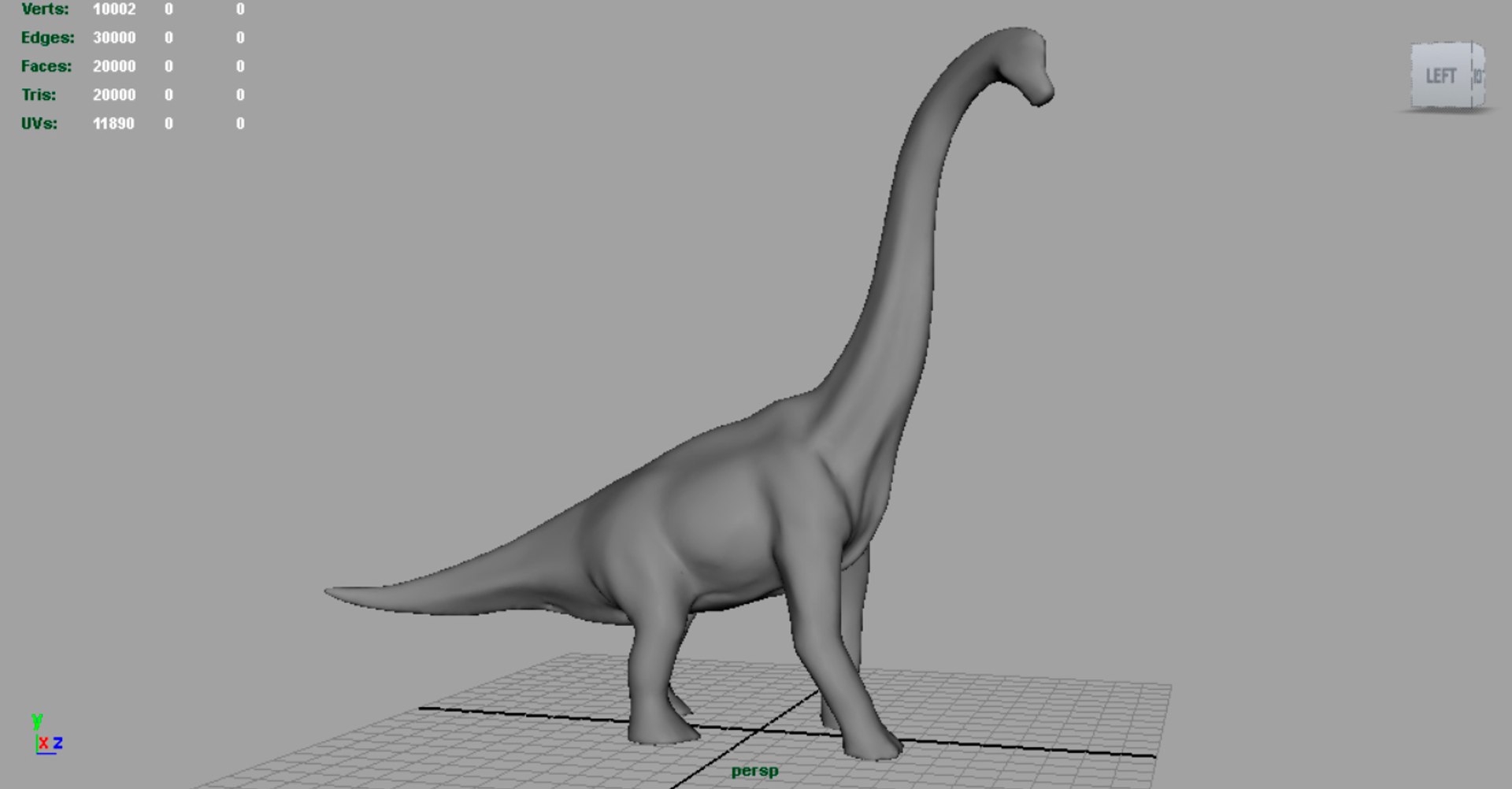 3D Realistic Brachiosaurus - TurboSquid 1206484