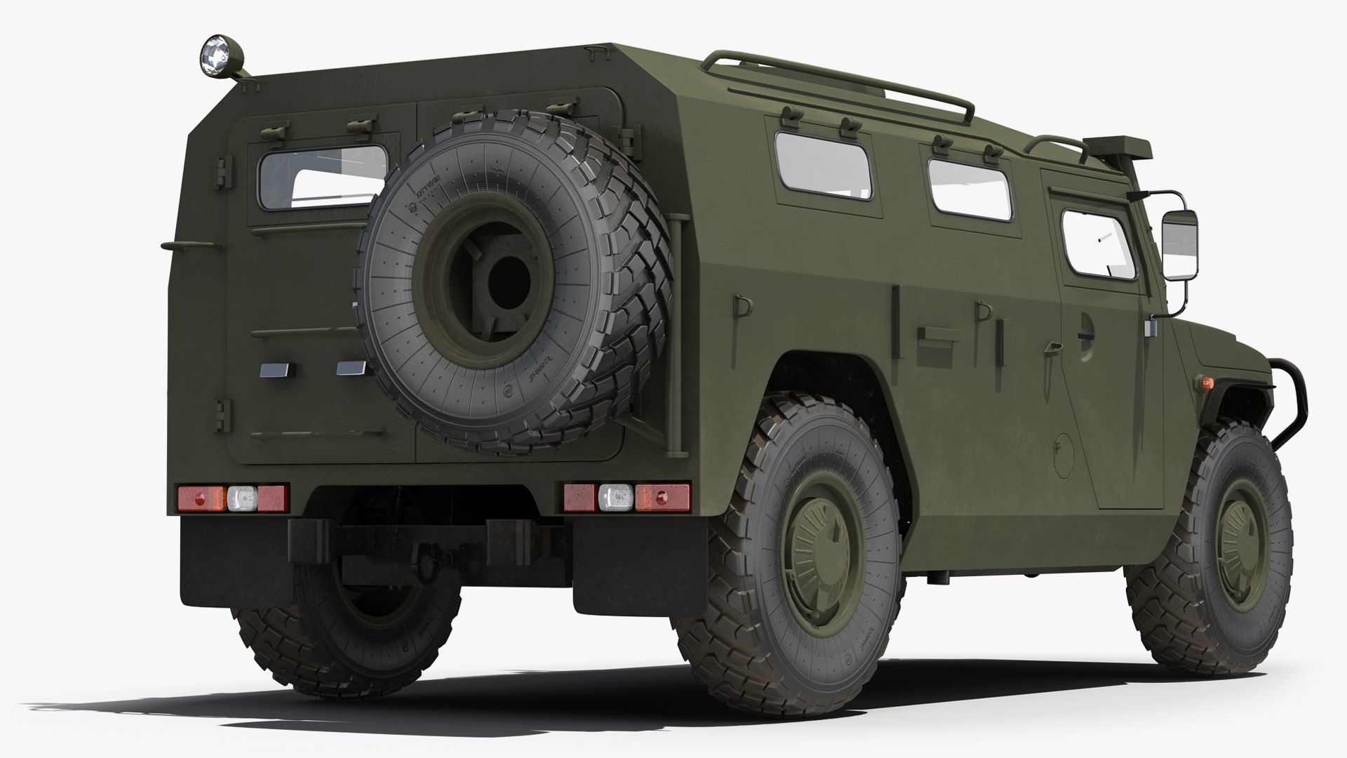 Russian Gaz Tiger Model - TurboSquid 1237047