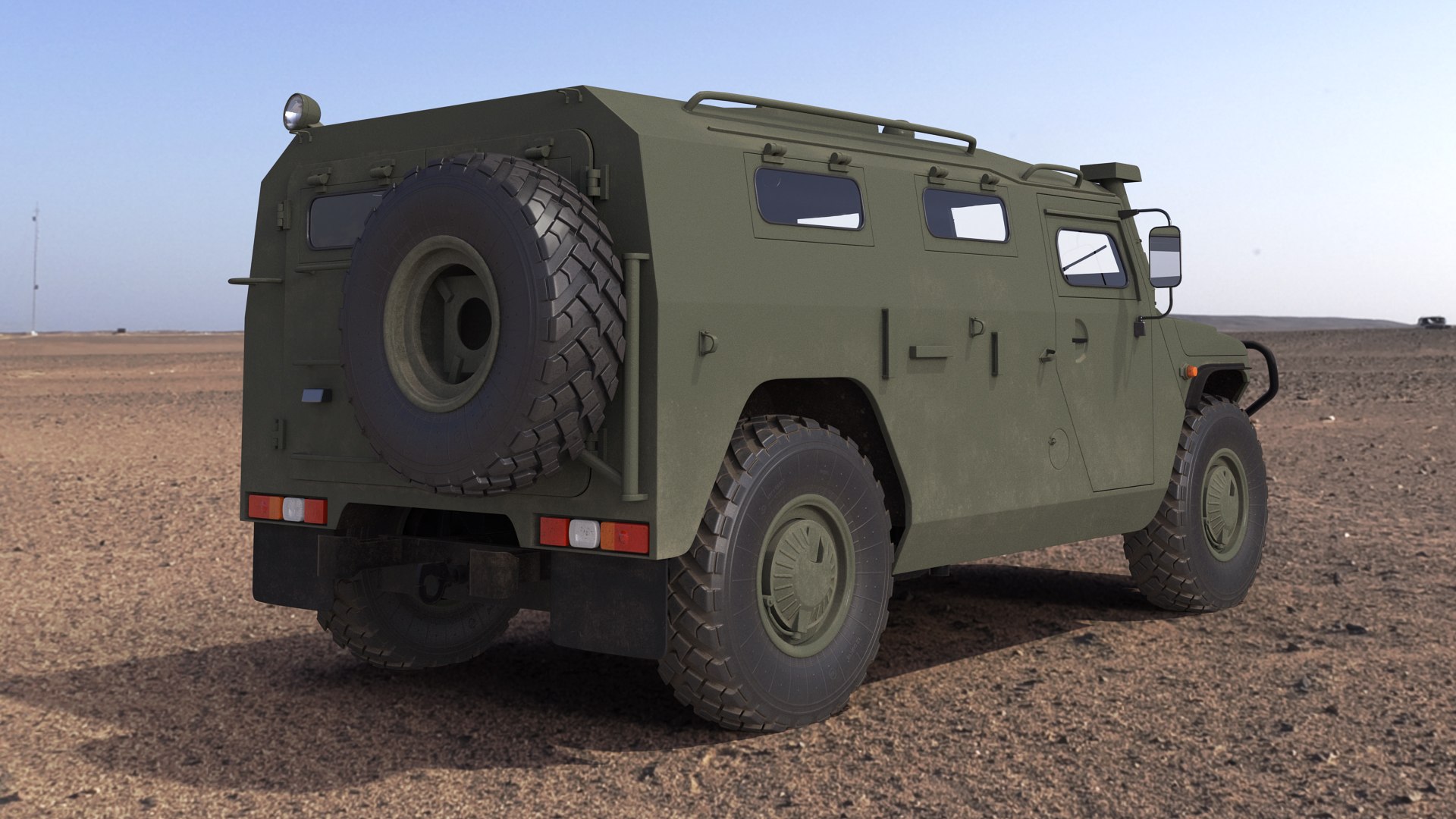 Russian Gaz Tiger Model - TurboSquid 1237047