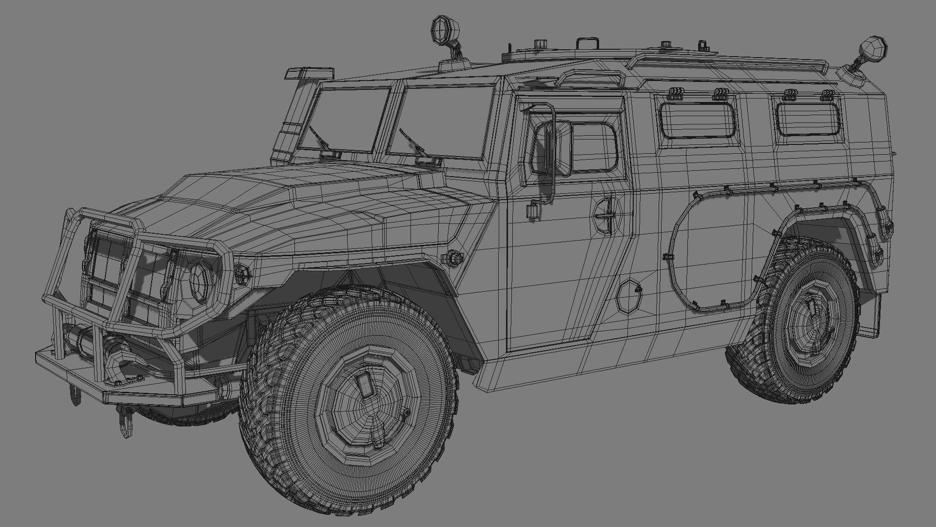 Russian Gaz Tiger Model - TurboSquid 1237047
