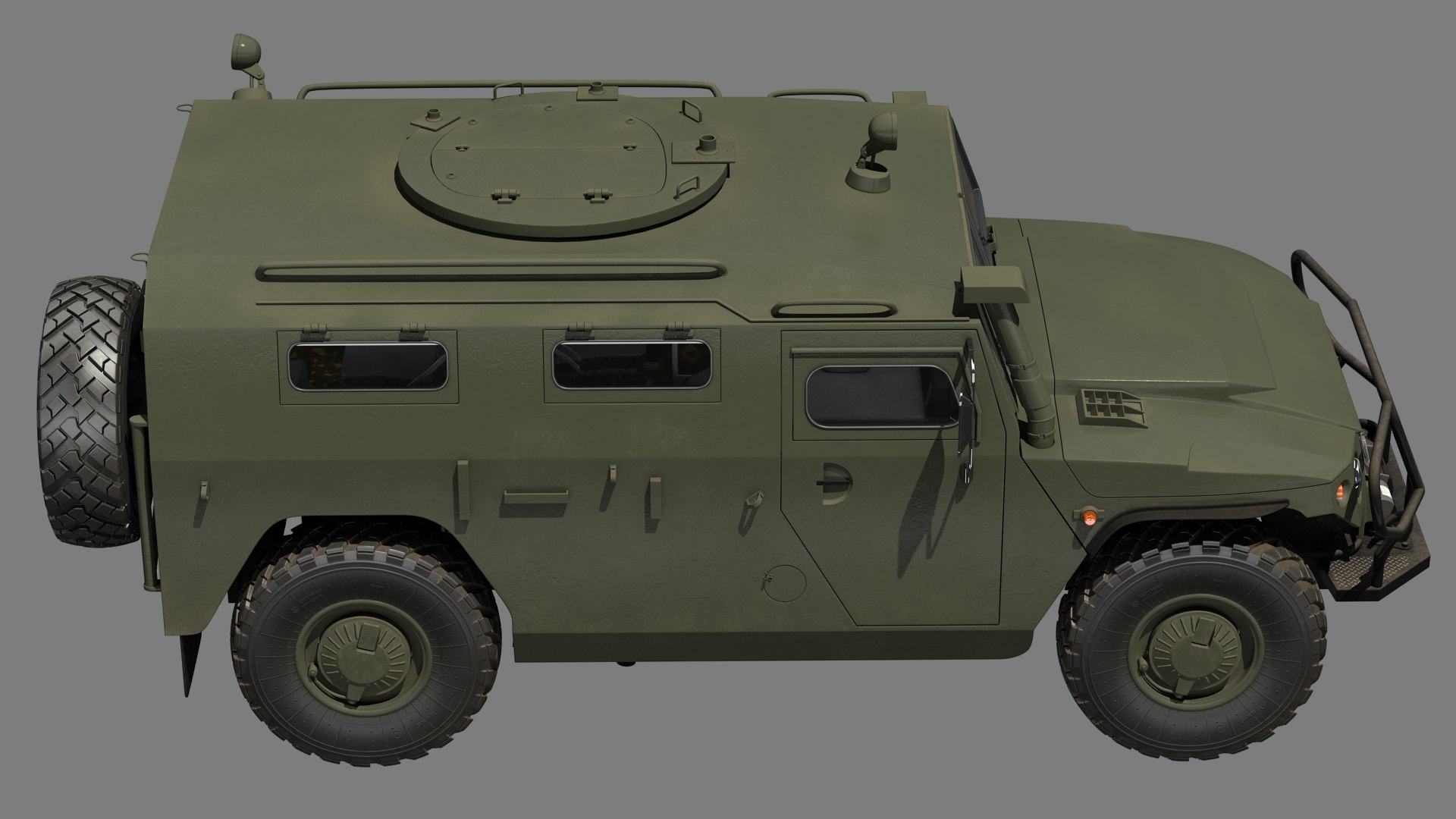 Russian Gaz Tiger Model - TurboSquid 1237047