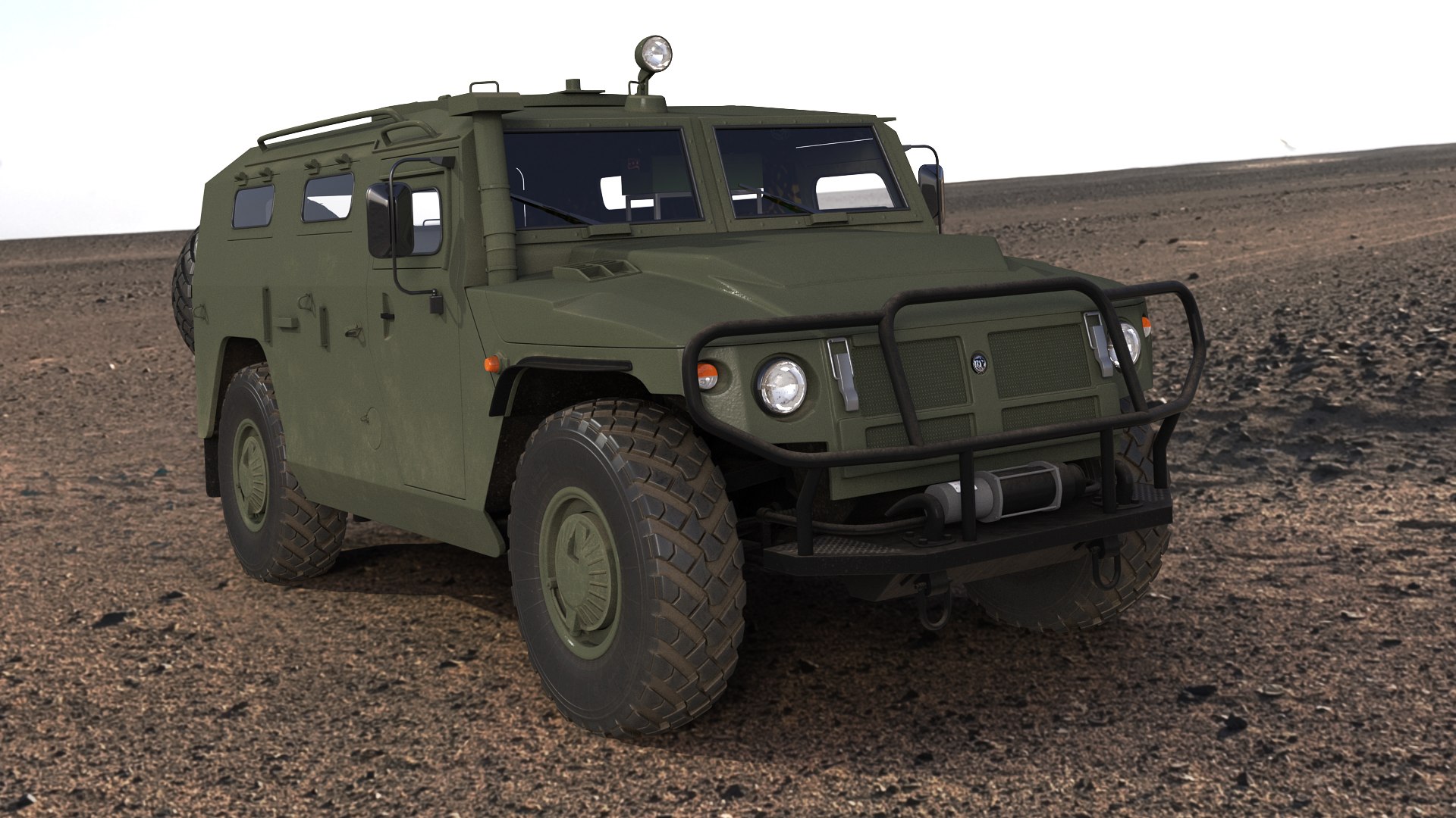 Russian Gaz Tiger Model - TurboSquid 1237047