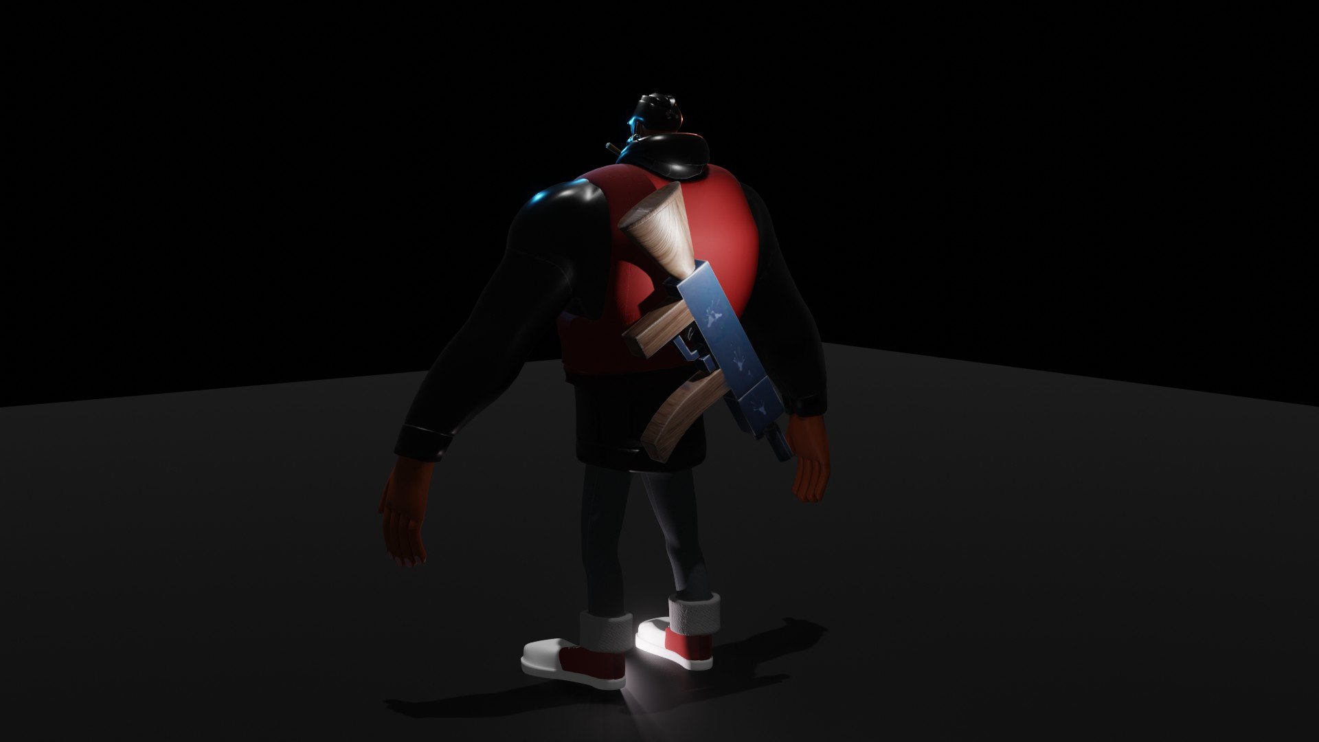 3D Gun Man Model - TurboSquid 2022107