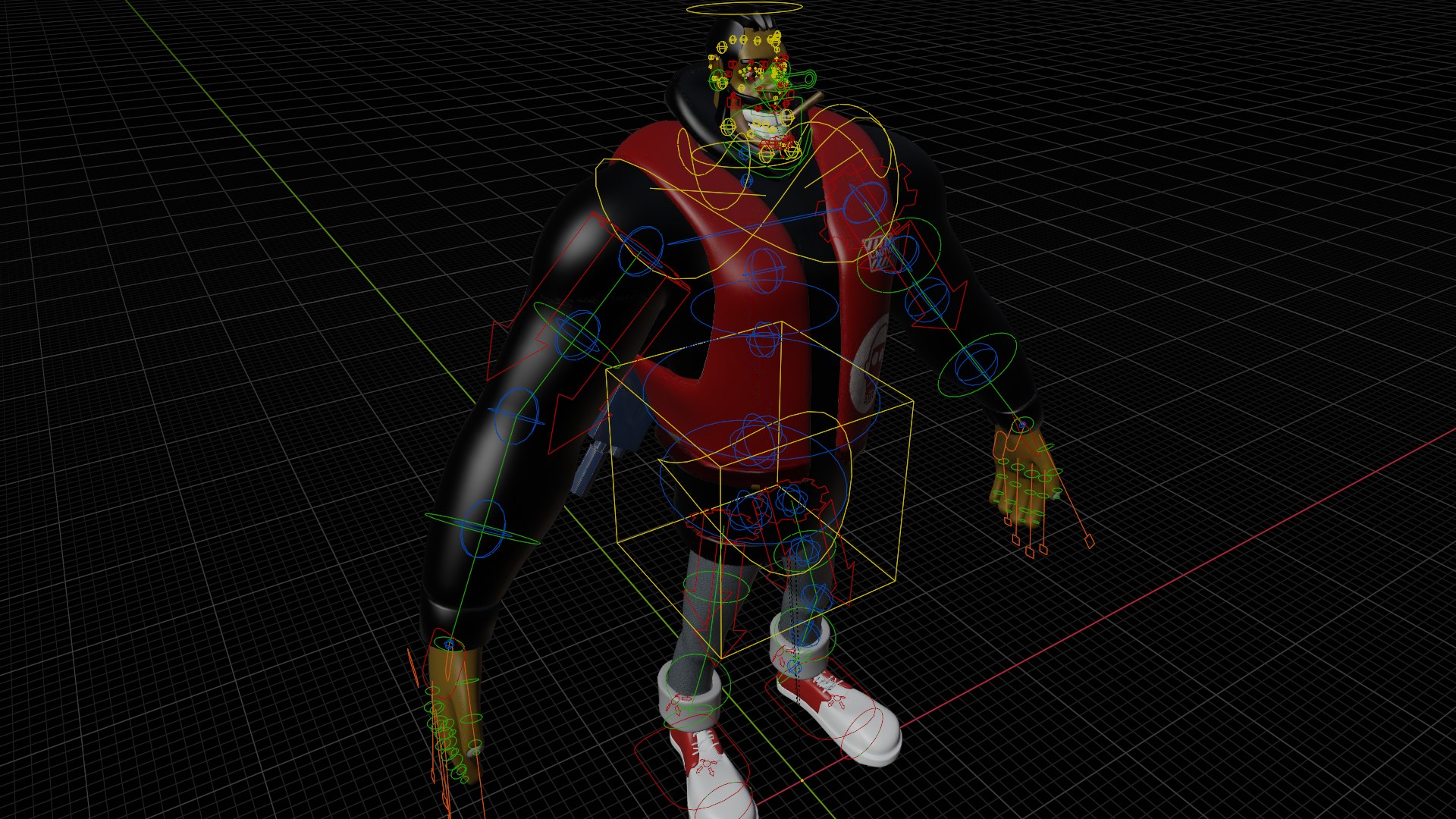 3D Gun Man Model - TurboSquid 2022107