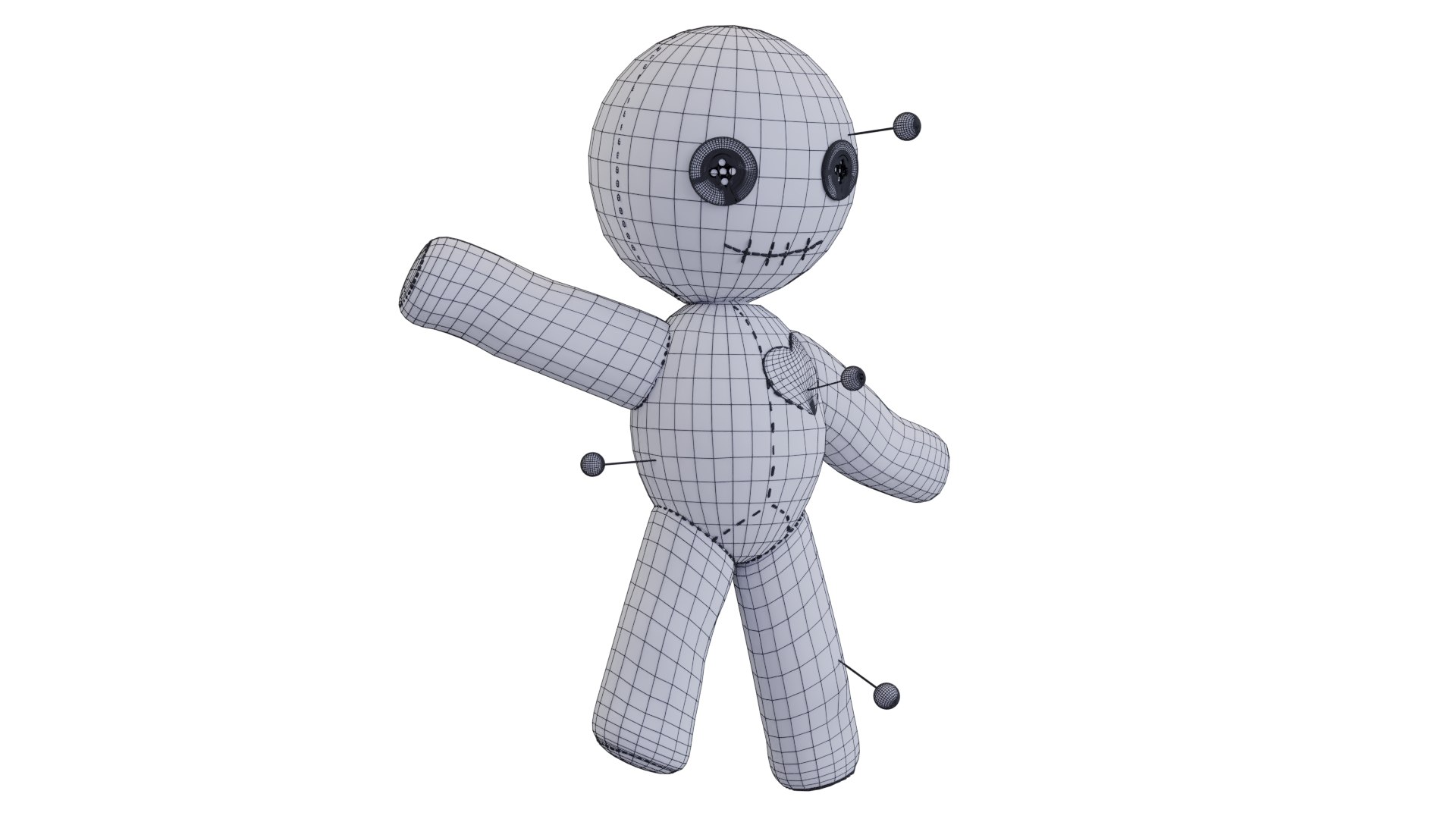 Voodoo Doll 3D Model - TurboSquid 1303898