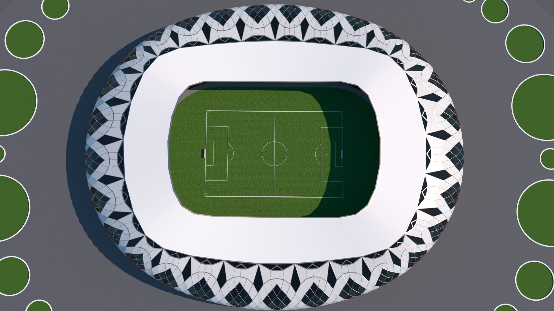 FOOTBALL STADIUM 3D Model - TurboSquid 2079602