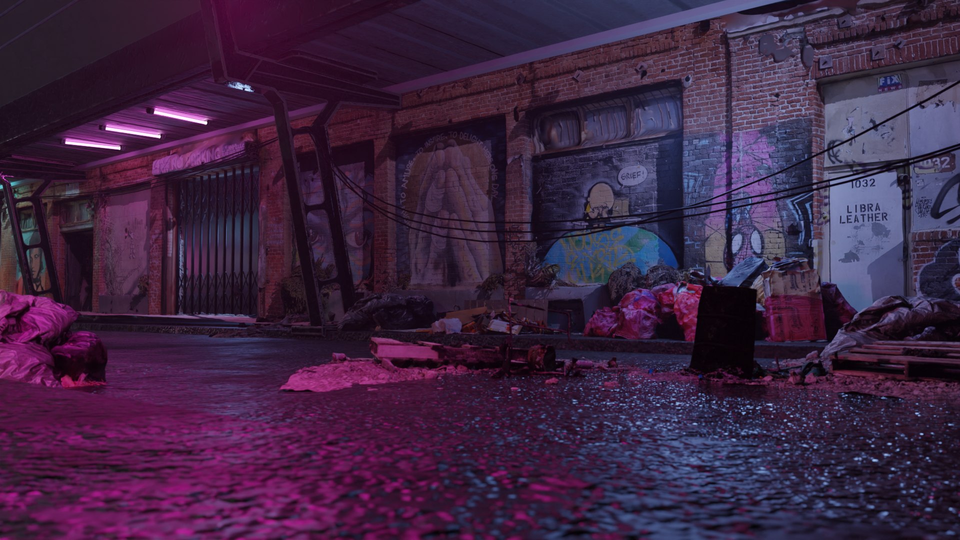 3D Cyberpunk Exterior Scene V3 Model - TurboSquid 2011443