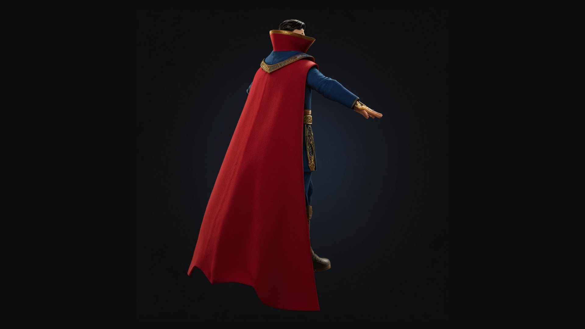 Doctor Strange Inspired Sorcerer - Low To Ultra Poly STL Format Model ...