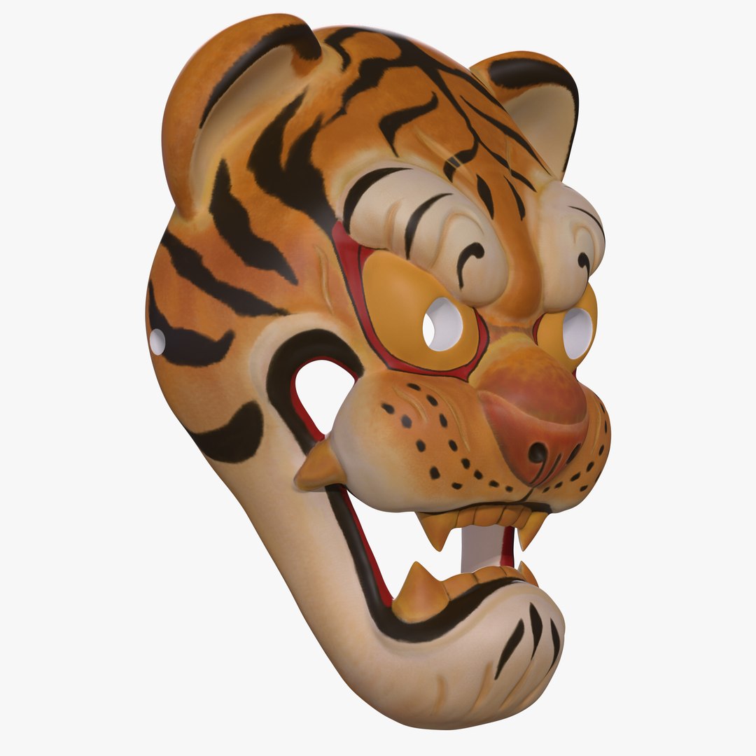 Tiger Mask 3D Model - TurboSquid 2234661
