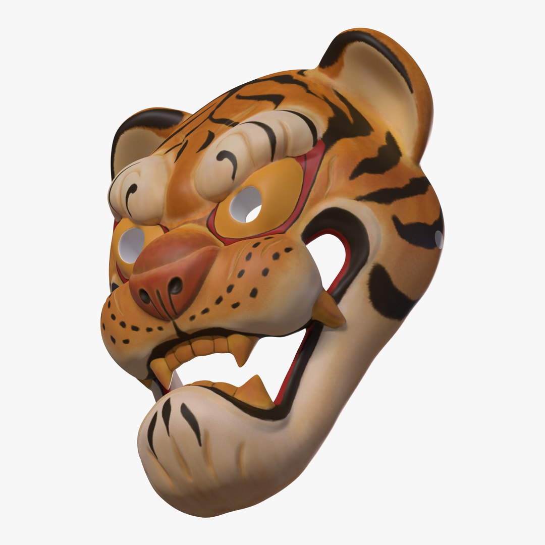 Tiger Mask 3D Model - TurboSquid 2234661