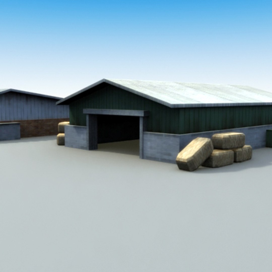 3d Model Multi Warehouse Buildings