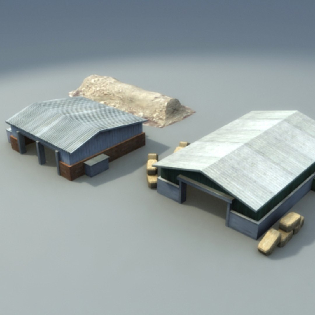 3d Model Multi Warehouse Buildings