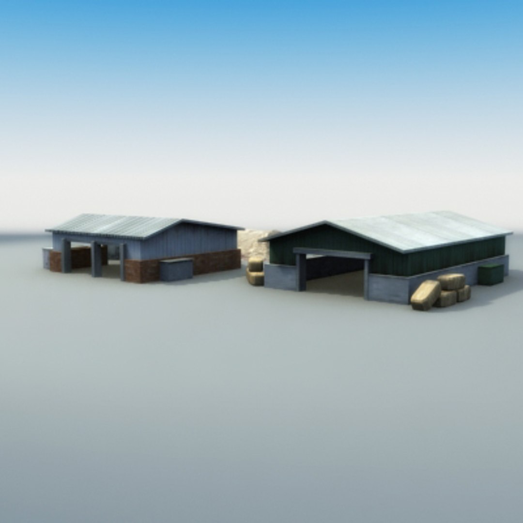 3d Model Multi Warehouse Buildings