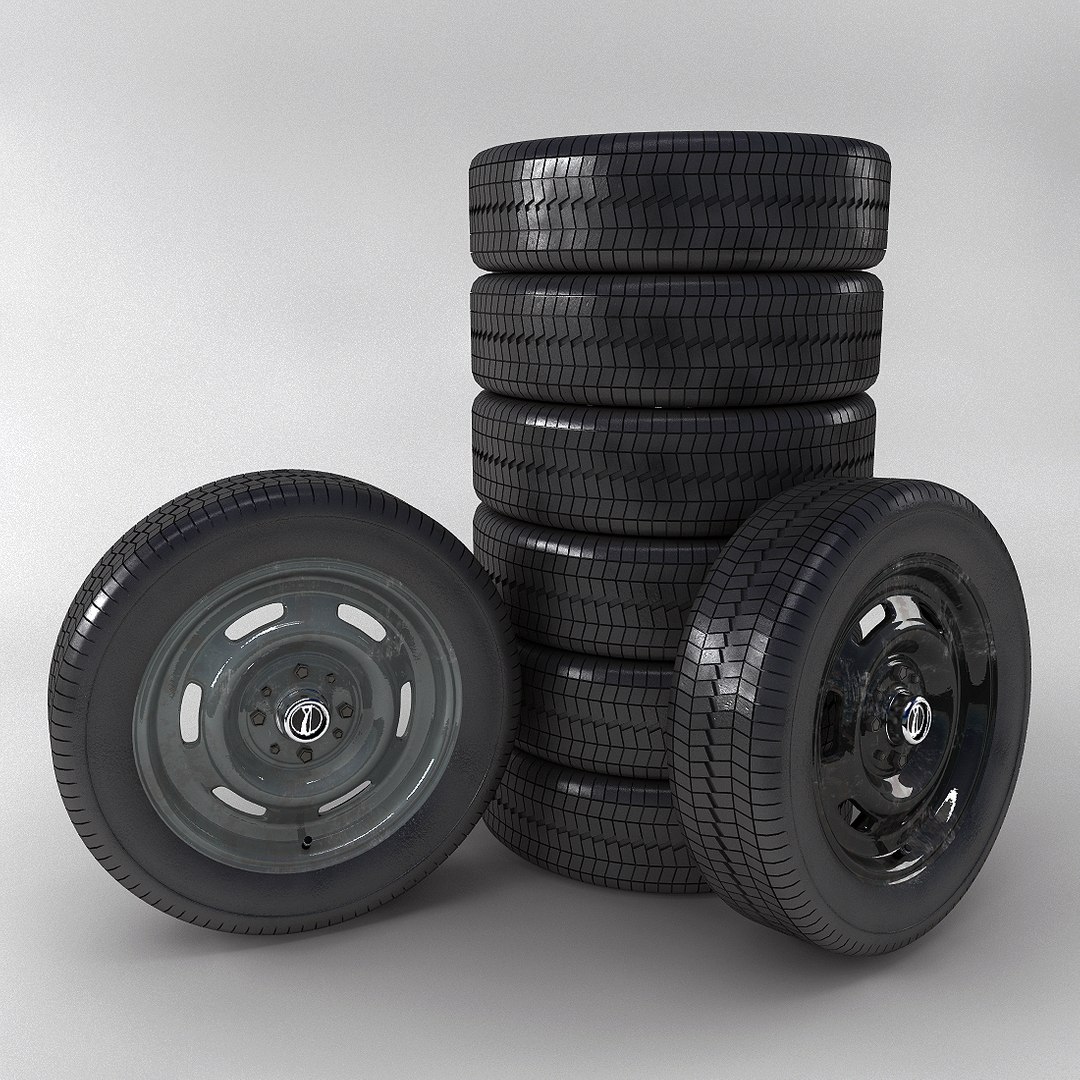 3dsmax wheel car lada