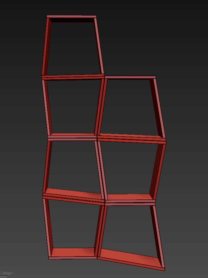 3D modular table shelf chair office model - TurboSquid 1330996