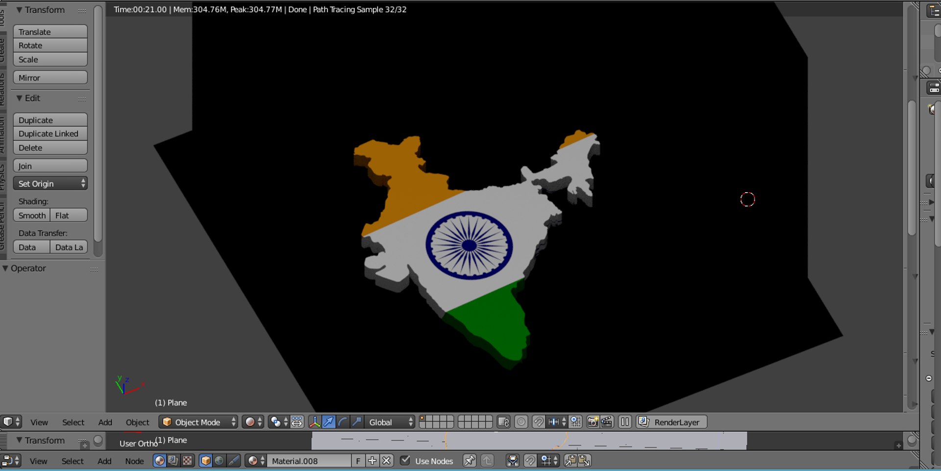 3D India Flag - TurboSquid 1397294