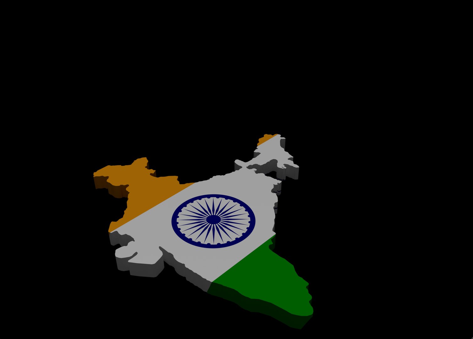 3D India Flag - TurboSquid 1397294
