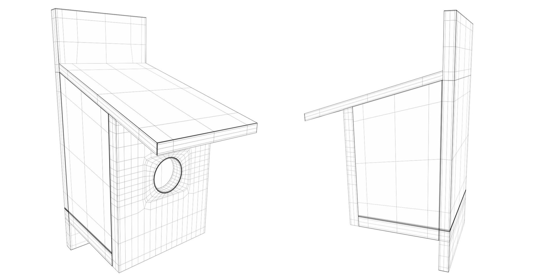 Nest Box 3D - TurboSquid 1422451