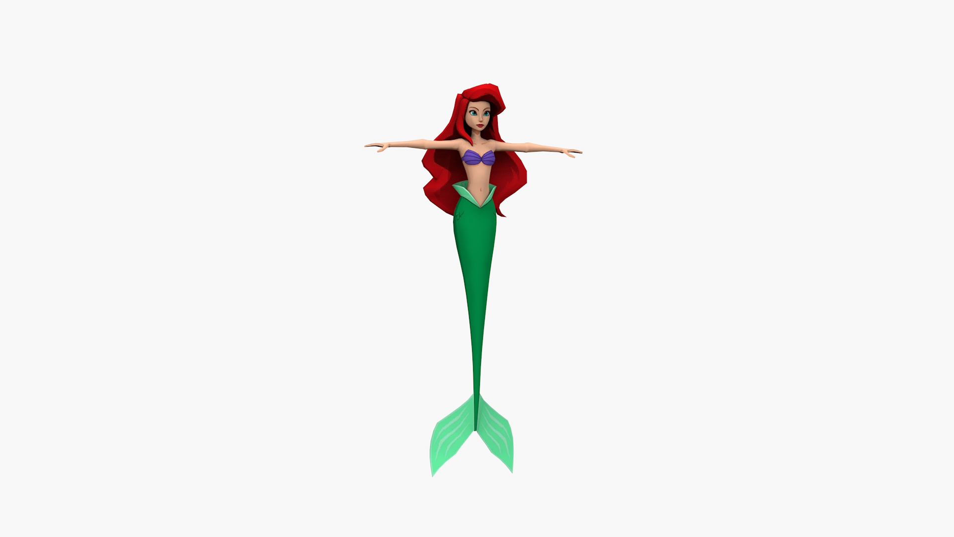 3D Ariel Mermaid - TurboSquid 2388096