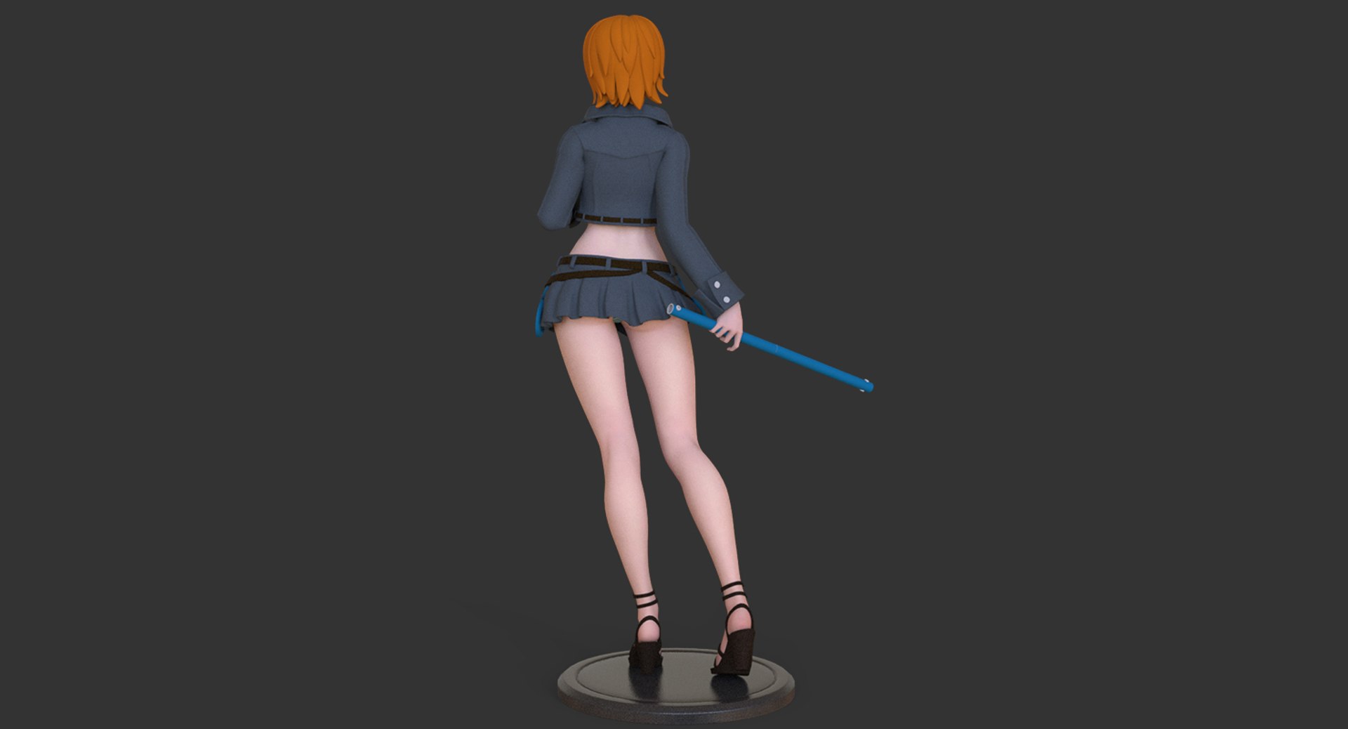 3d Model Cartoon Female Nami