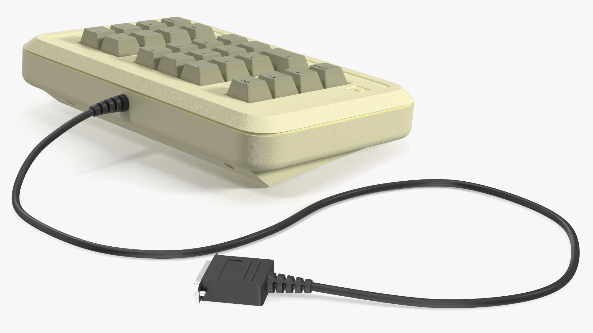 Vintage Numeric Keypad Peripheral Apple 3D Model - TurboSquid 2199169
