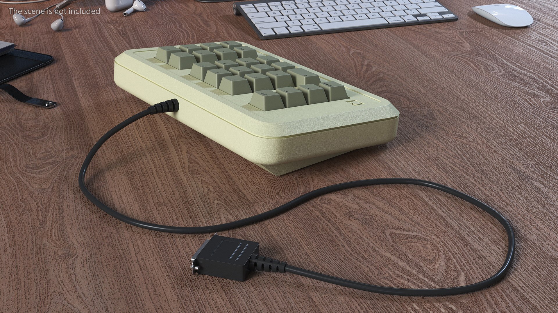 Vintage Numeric Keypad Peripheral Apple 3D Model - TurboSquid 2199169