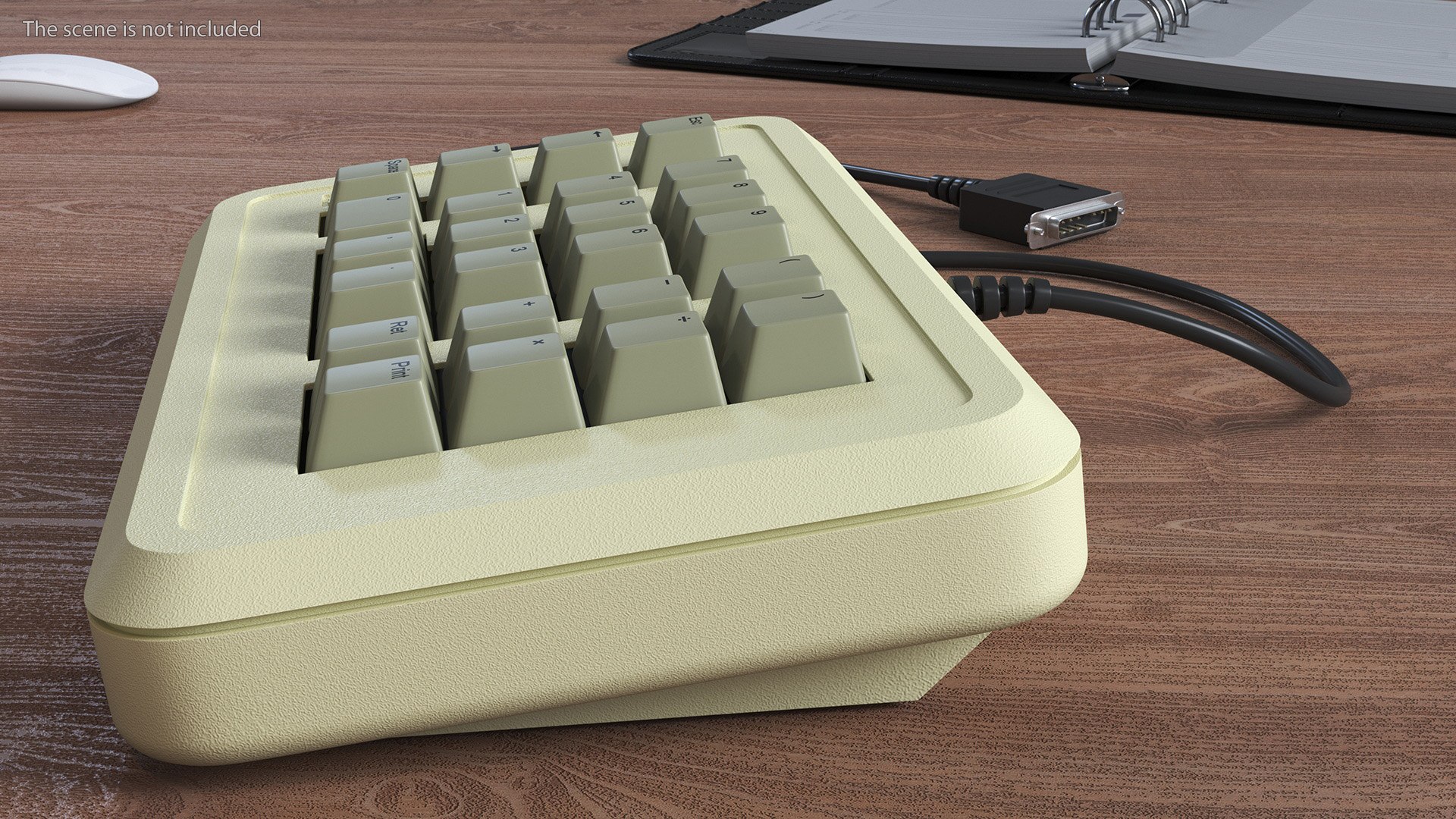 Vintage Numeric Keypad Peripheral Apple 3D Model - TurboSquid 2199169