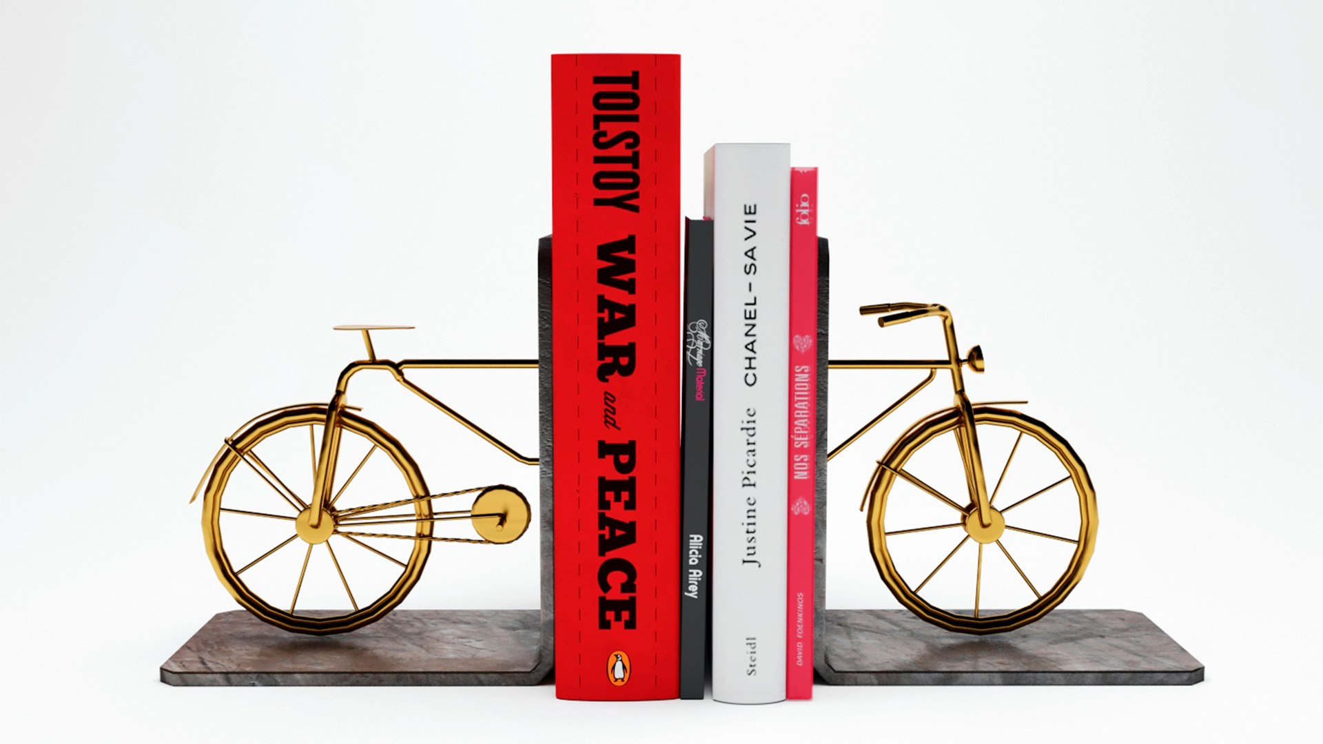 3D Bookend Model - TurboSquid 1766819