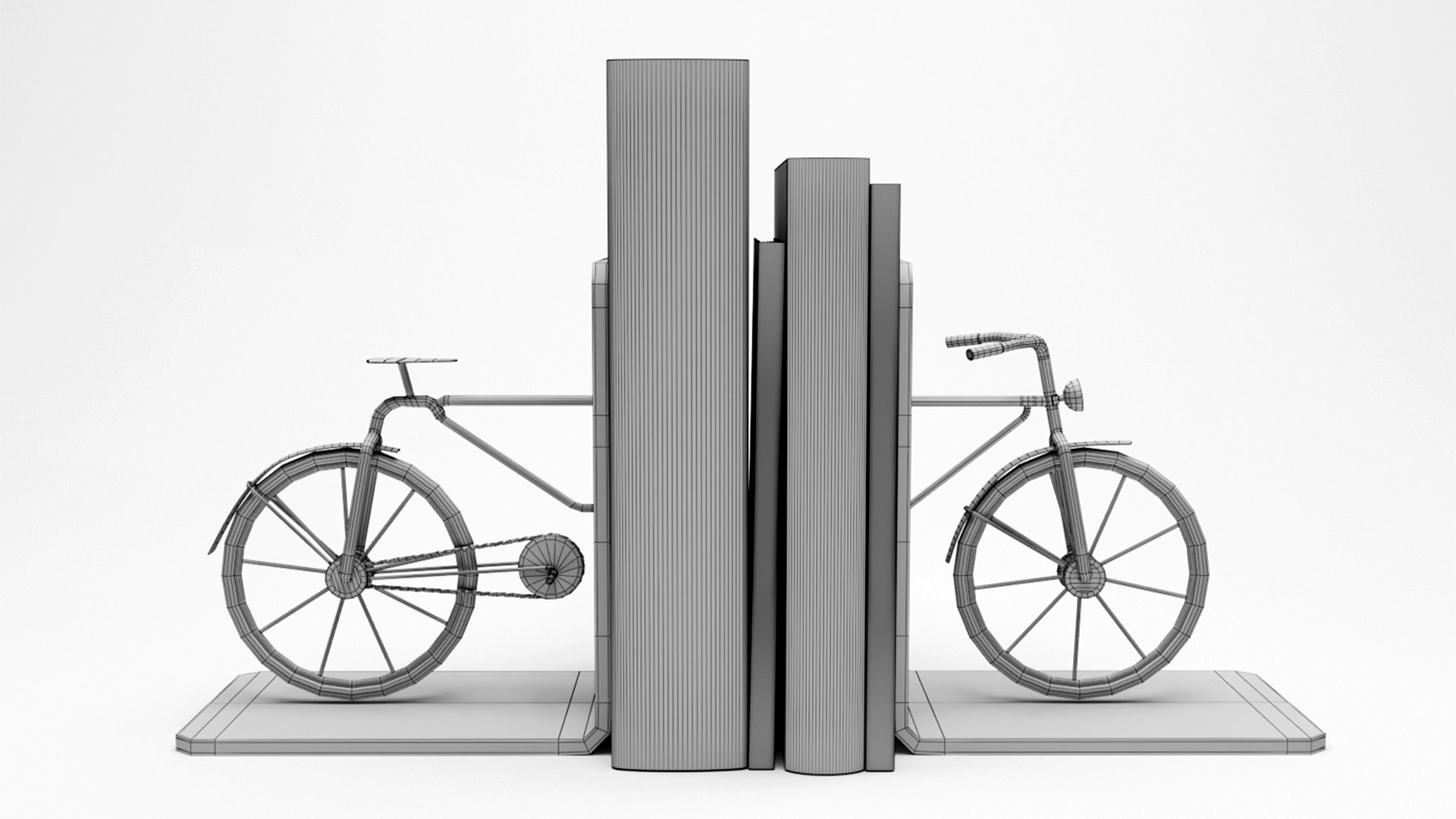 3D Bookend Model - TurboSquid 1766819