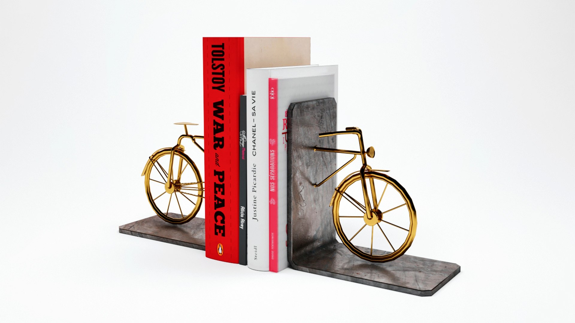 3D Bookend Model - TurboSquid 1766819
