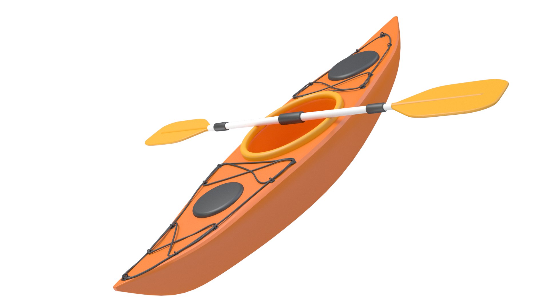 3D Cartoon Ui ICONS Kayak Drift Boat Hovercraft Inflatable Boat Rowing ...