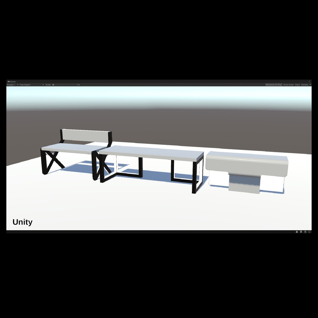 3D Model Minimalistic Sci-fi Tables - TurboSquid 1695298