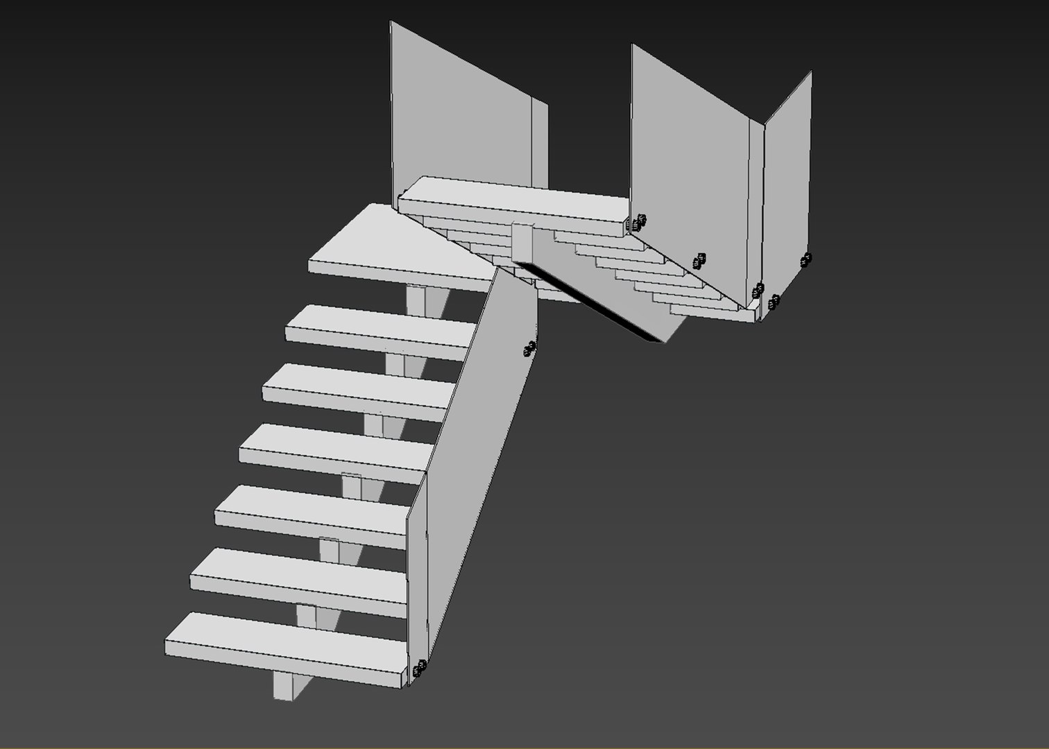 Stair 3D Model - TurboSquid 1503177
