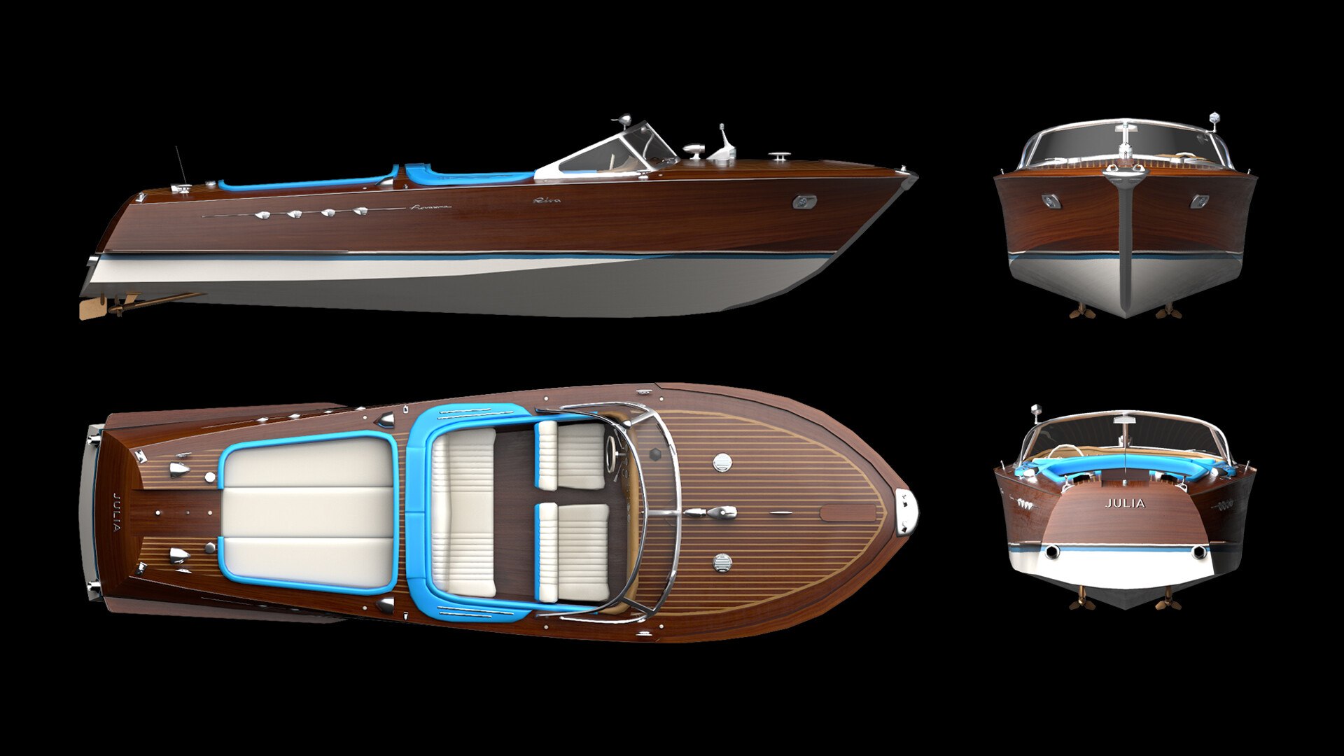 3D Riva Aquarama - TurboSquid 2112299
