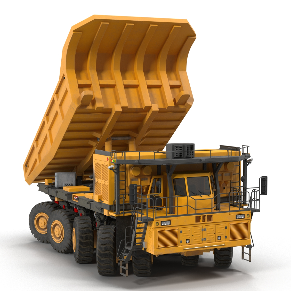3d model mining truck
