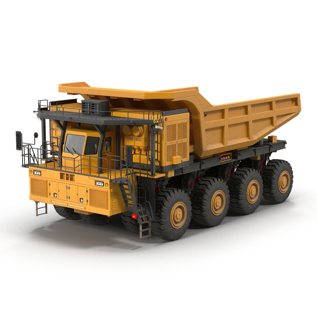 3d model mining truck
