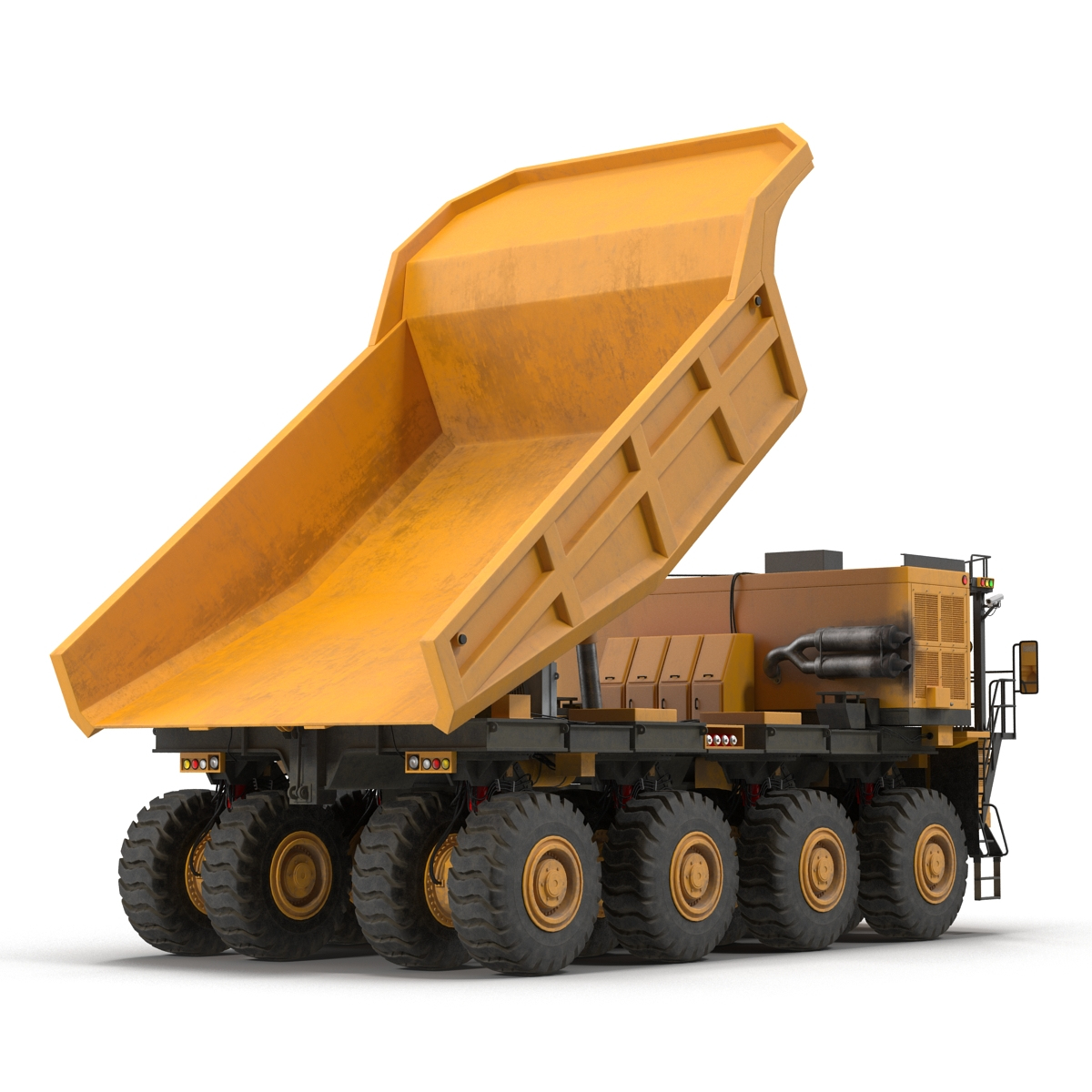3d model mining truck