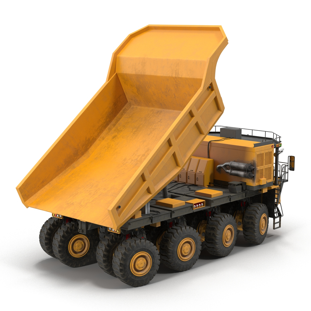 3d model mining truck