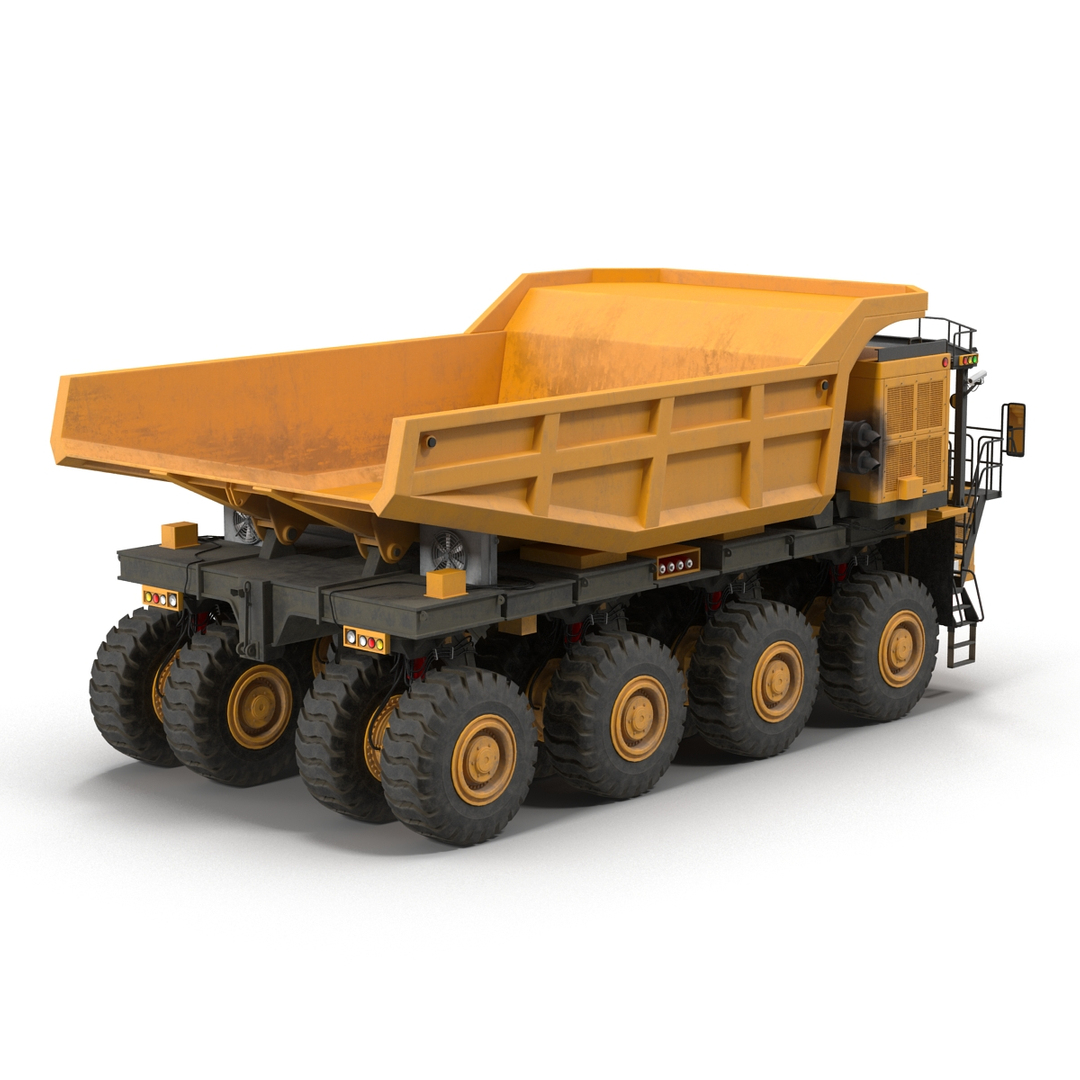 3d model mining truck