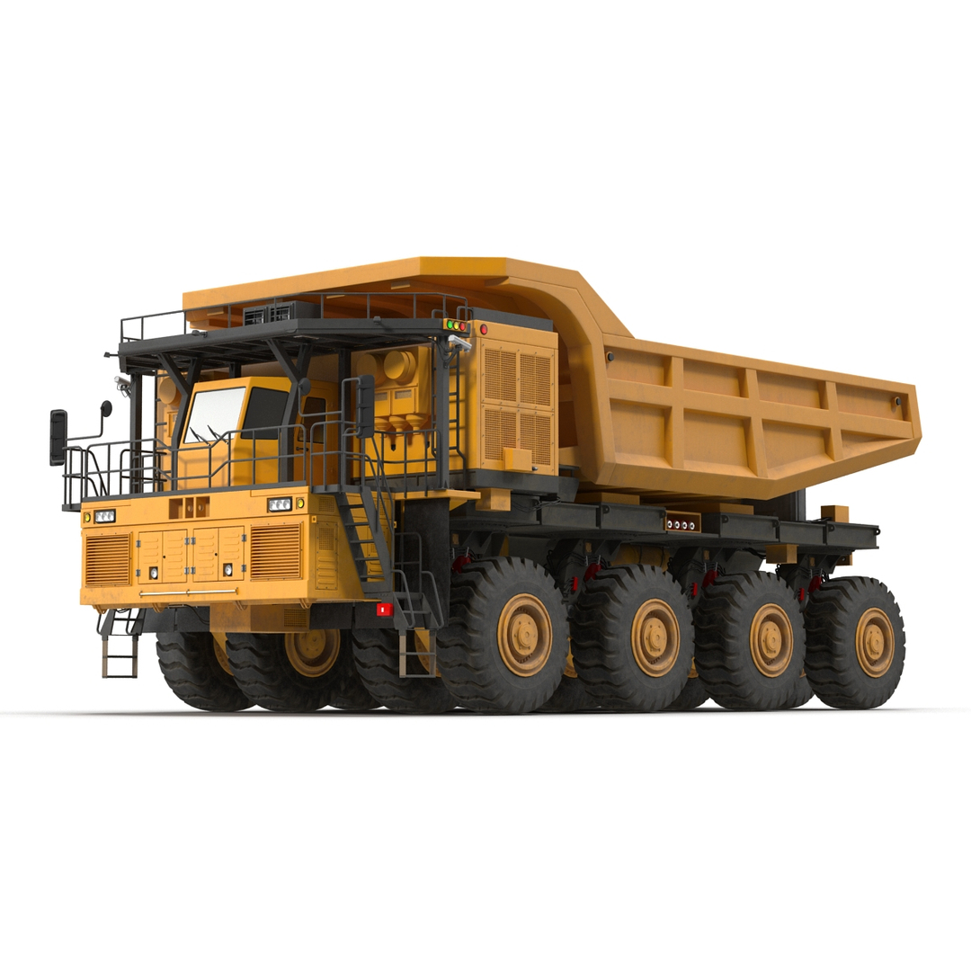 3d model mining truck