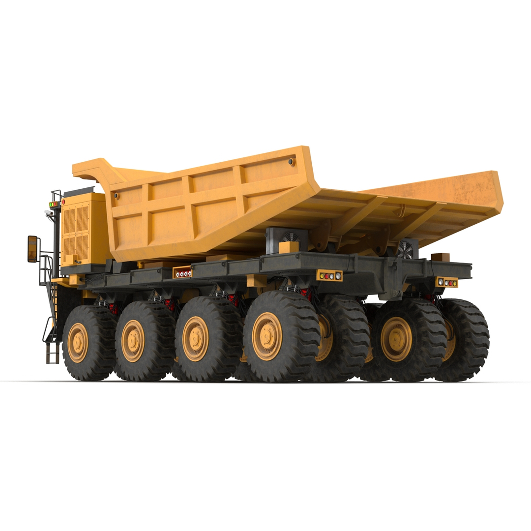 3d model mining truck